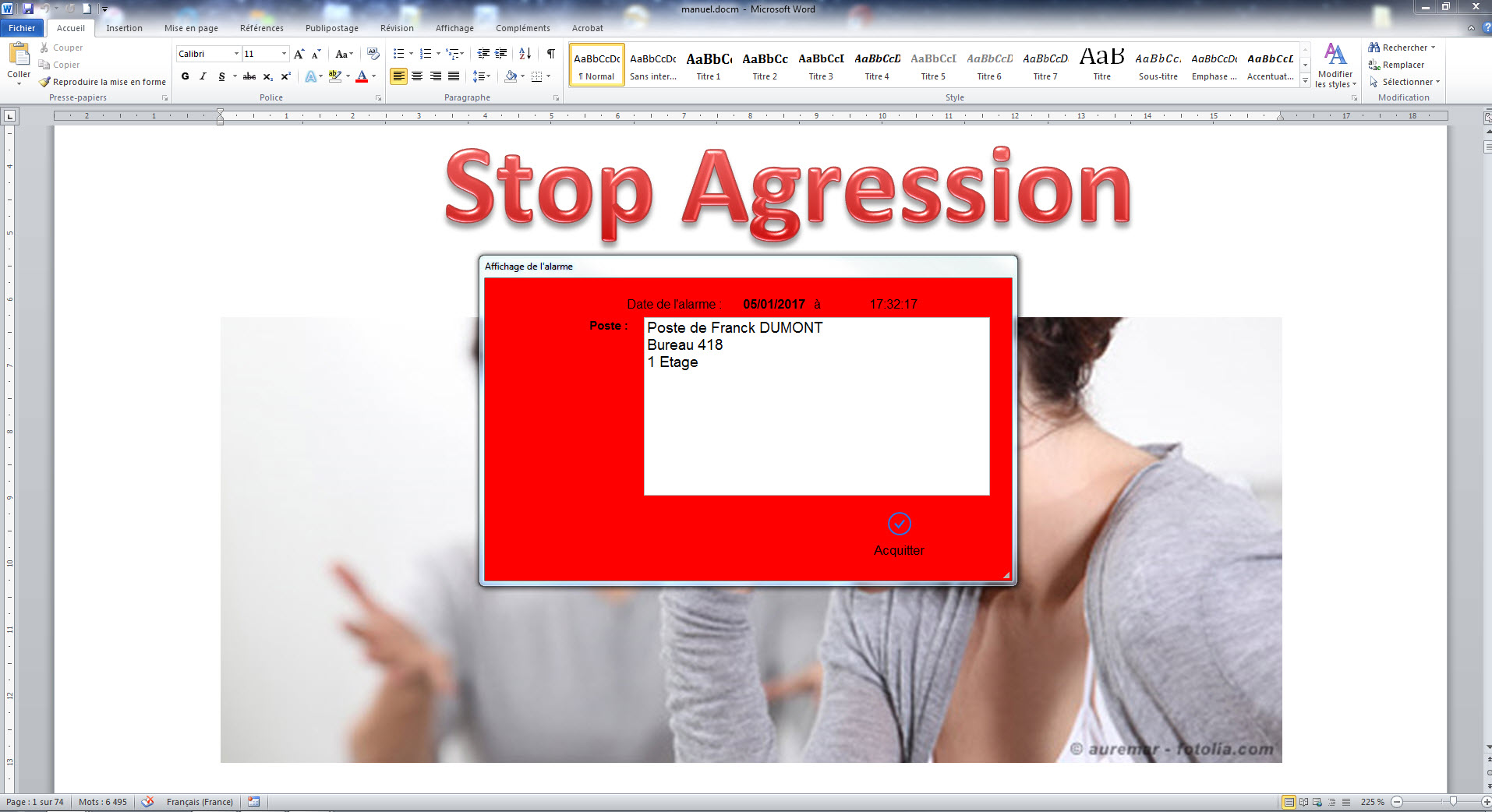 Logiciel de prévention : STOP Agression, La solution de protection ...